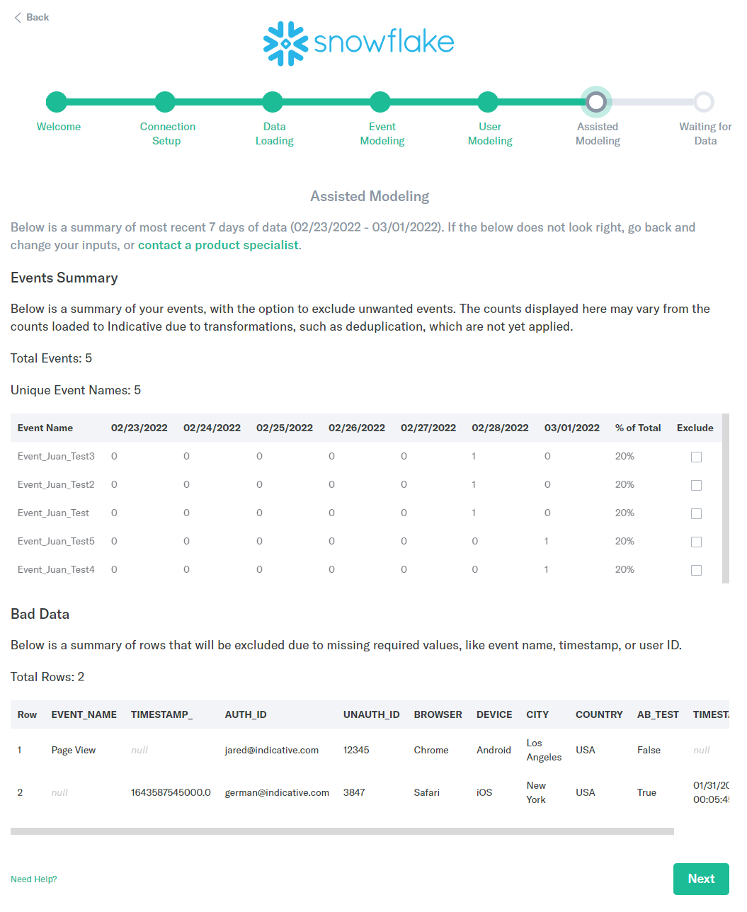 Snowflake: Define Your Own Schema – mParticle Support